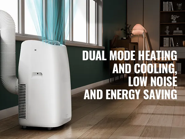 VEVOR 14,000 BTU Portable Air Conditioners, 3-in-1 Portable AC Unit ...