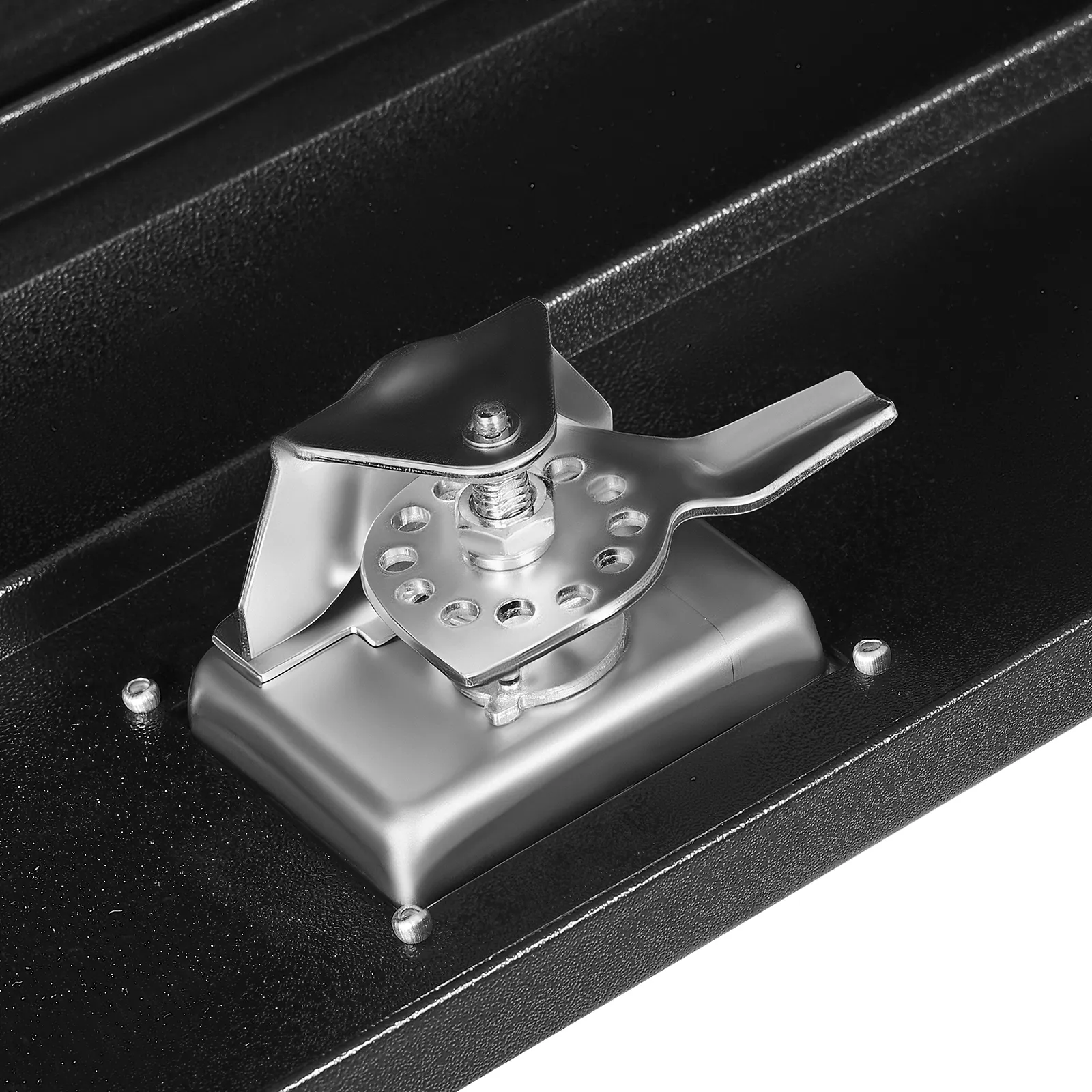 VEVOR Truck Tool Box, 72 x 13 x 16 Inch, Black Carbon Steel Topsider ...