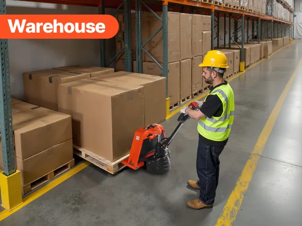 VEVOR Electric Pallet Jack, 3300 lbs Load Capacity, Lithium Battery ...