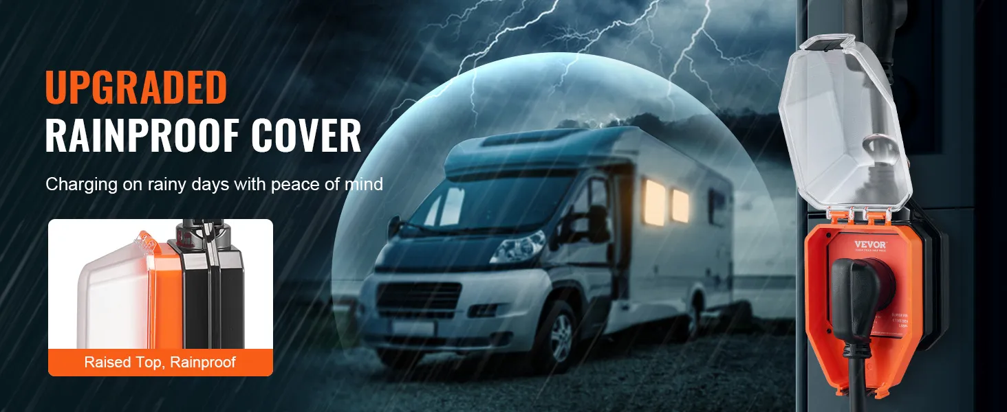 VEVOR RV Surge Protector, 30 Amp, 4100 Joules RV Voltage Protector ...