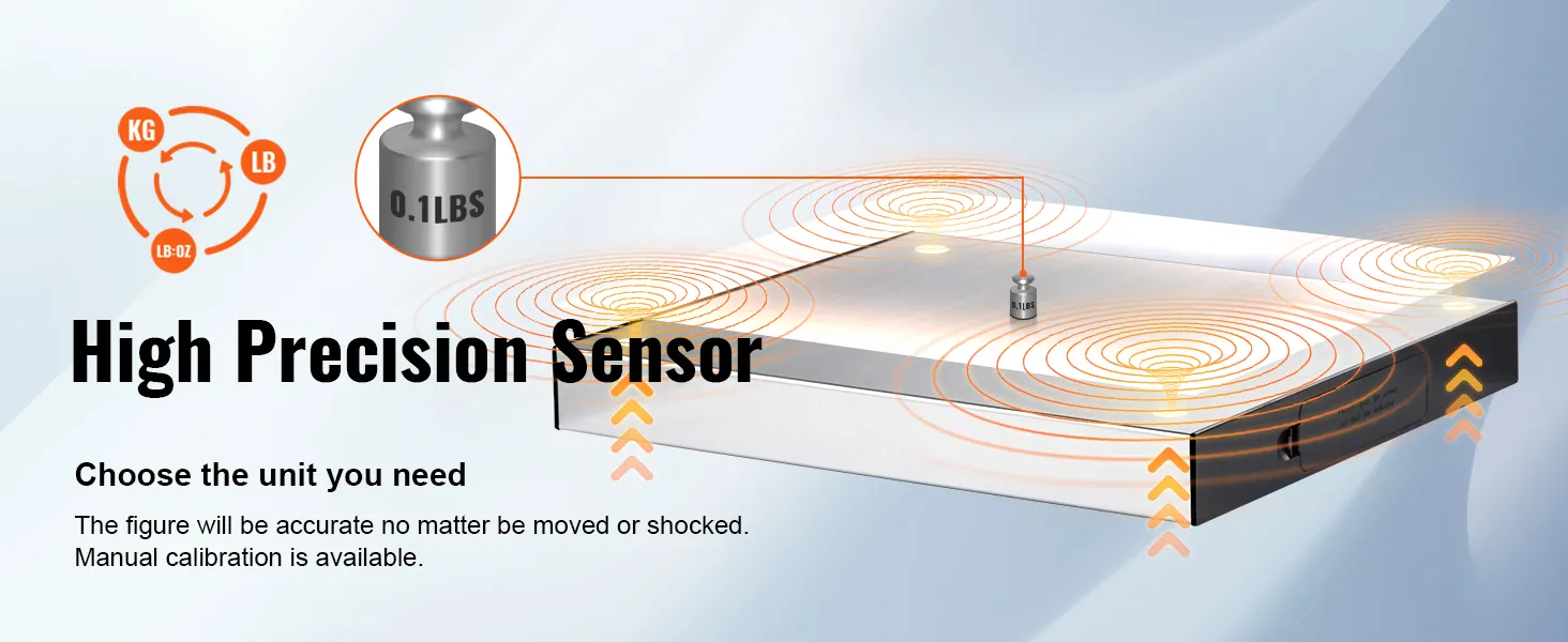 VEVOR Digital Shipping Scale, 49 ft Wireless Control, 440 lbs x 1.7 oz ...