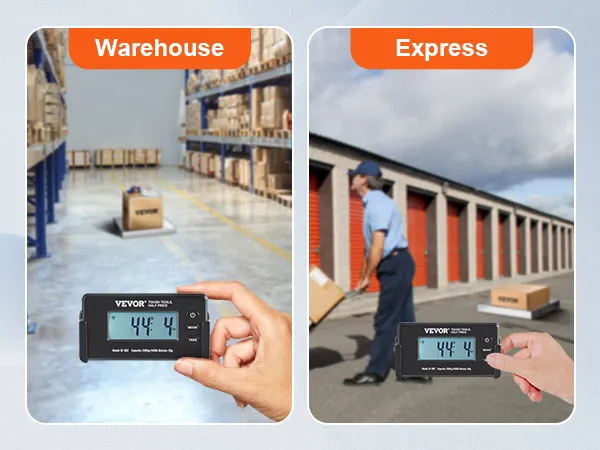 VEVOR Digital Shipping Scale, 49 ft Wireless Control, 440 lbs x 1.7 oz ...