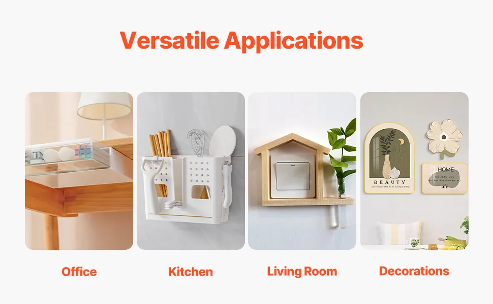 VEVOR Photo Hanging Strips – Damage-Free Wall Decor
