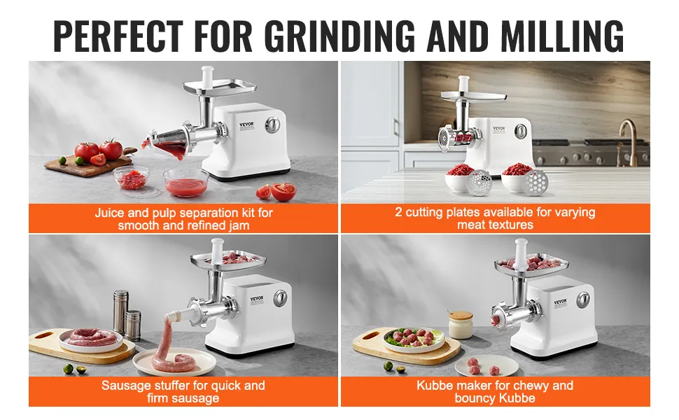 VEVOR Electric Tomato Strainer, 700W Tomato Sauce Maker Machine, 5.5 ...