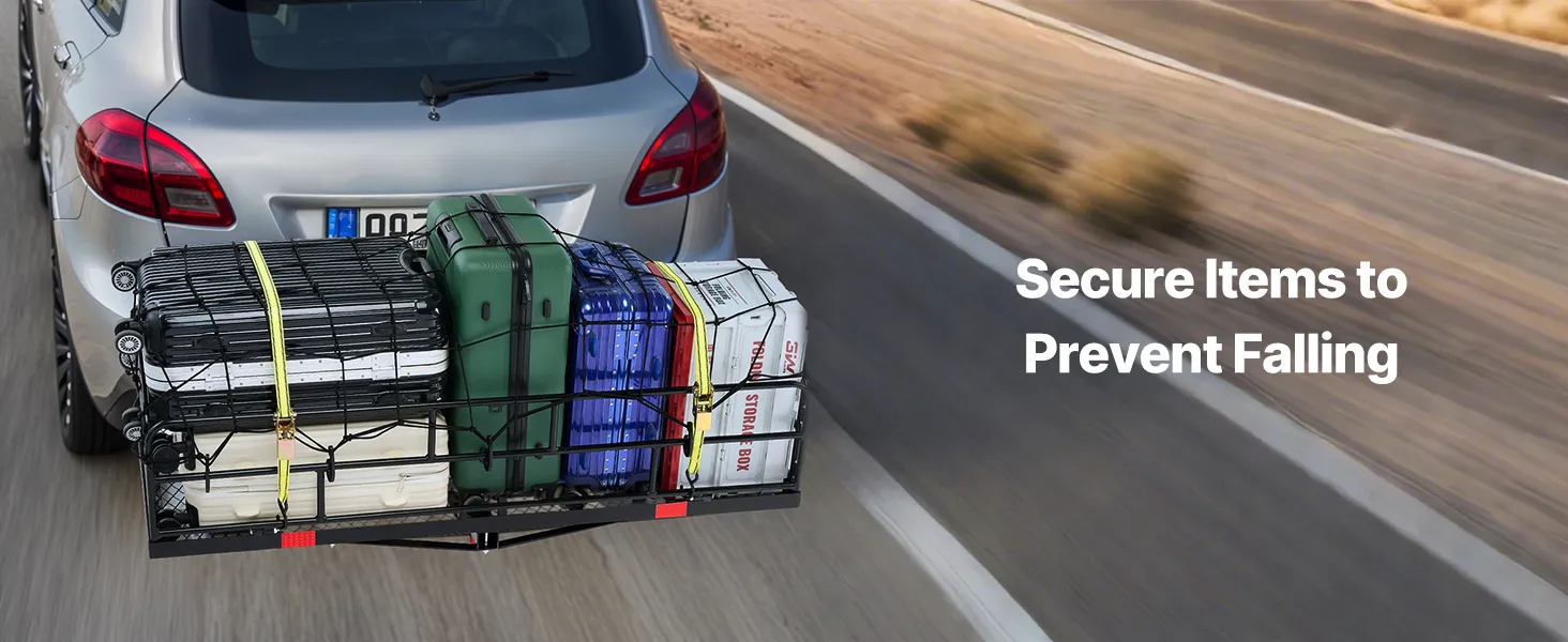 VEVOR 60" x 24" x 14", Hitch Cargo Carrier, 500 lbs Capacity Hitch ...