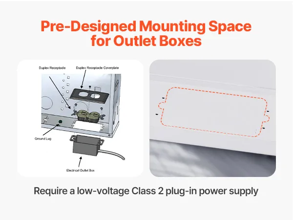 Structured Media Enclosure 28 in Recessed in-Wall TV Media Box with ...