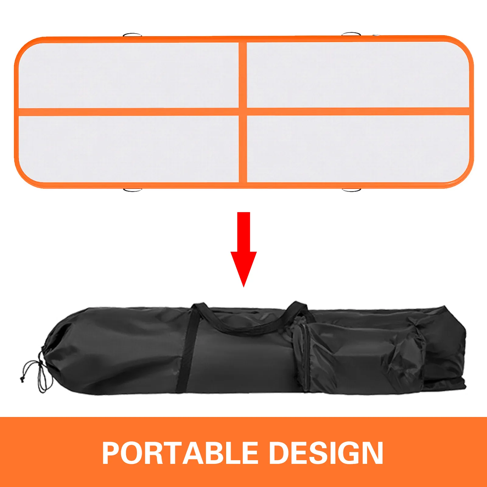 Yepsport Air Track, 20ft Inflatable Air Track Tumbling Mat with ...