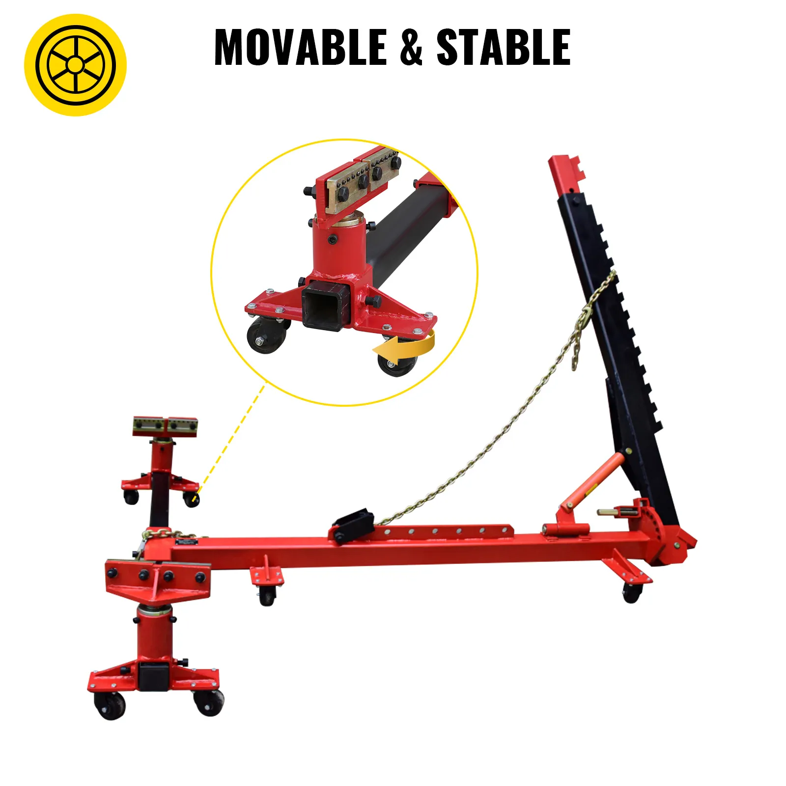 VEVOR Car Frame Puller Set, 6 Ton PSI Air Pump Frame Puller, 10000 PSI ...