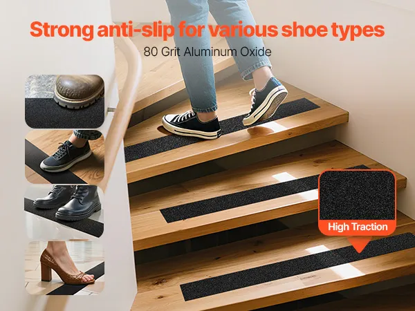 VEVOR Anti-Slip Tape, 35 FT x 4 inch Non Slip Grip Tape for Stairs ...