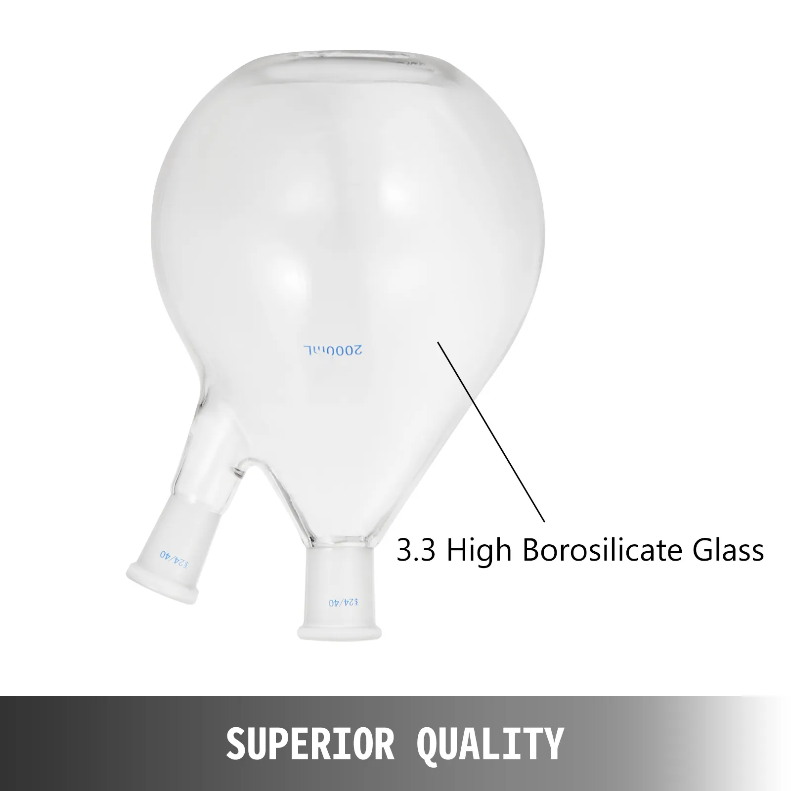 2000ml Glass Essential Oil Steam Distillation Apparatus Liebig ...