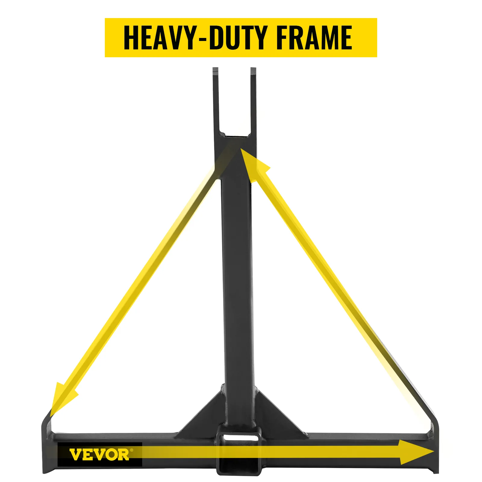 VEVOR 3 Point 2 Inch Universal Trailer Hitch Heavy Duty Receiver Hitch ...