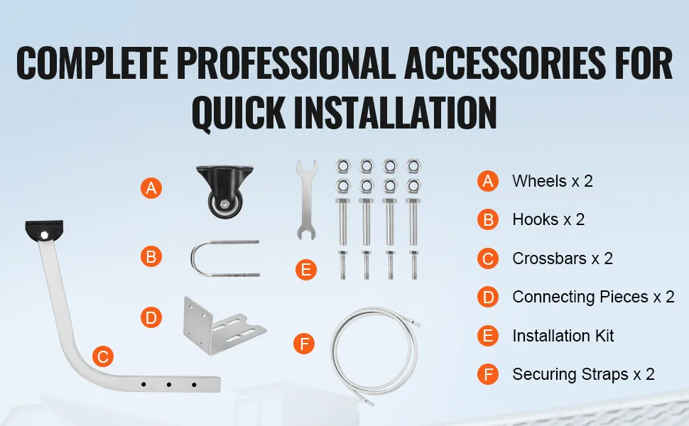 VEVOR Ladder Stabilizer, Extension Ladder Standoff, Heavy Duty Wing ...