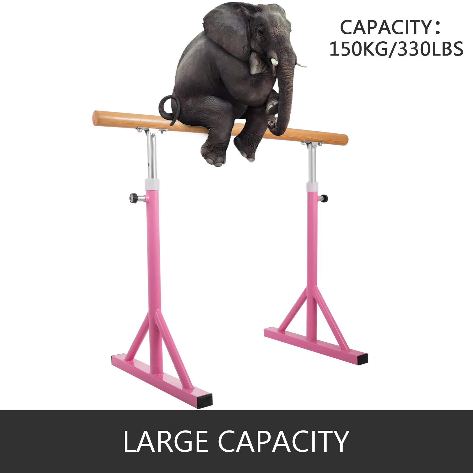 VEVOR Ballet Barre Dance Barre Fitness Ballet Bar Portable Freestanding ...