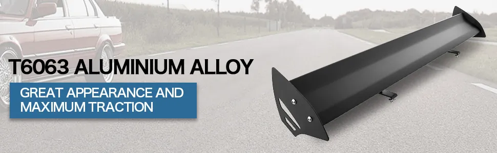 Universal GT Wing Spoiler 110CM Lightweight Aluminum Rear Spoiler Wing ...