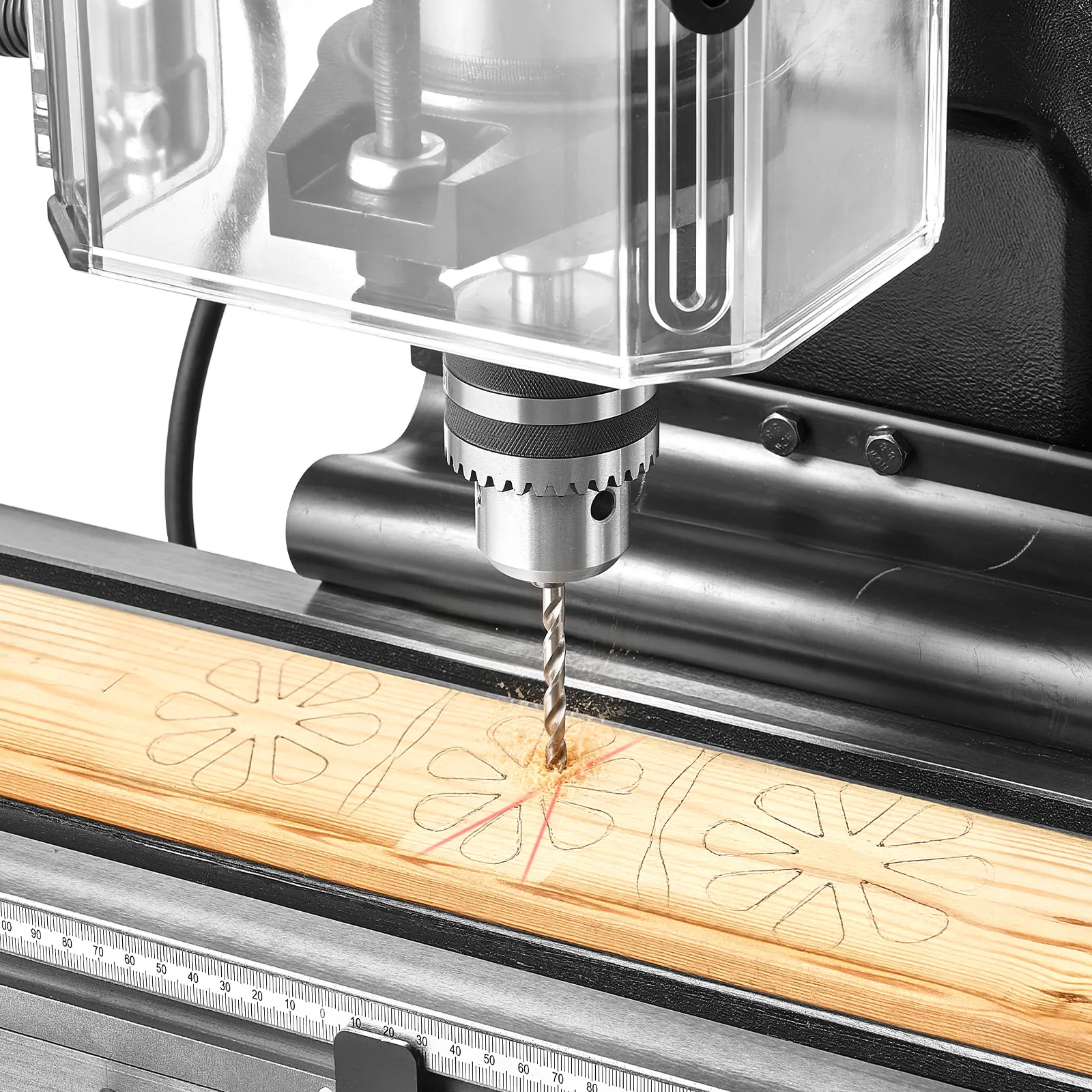 VEVOR 15.875-Inch Mill Drill Machine, 2 HP, Benchtop Milling Drill ...