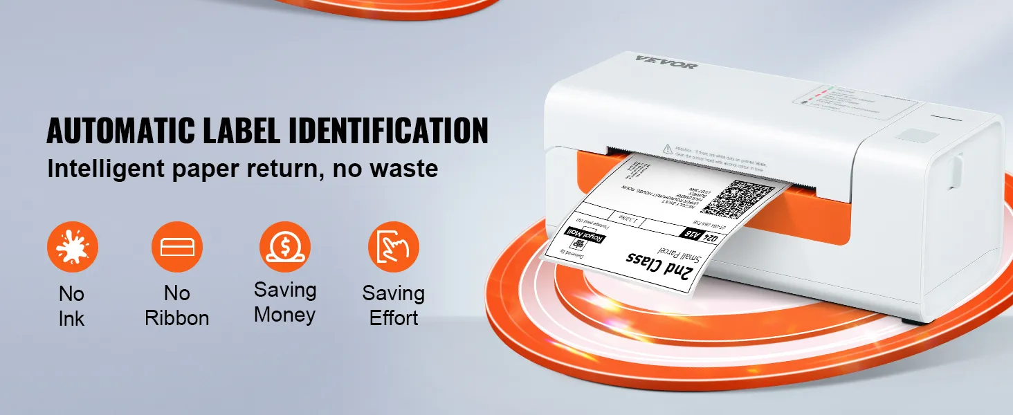 VEVOR Thermal Label Printer, Shipping Label Printer for 4\" x 6 ...