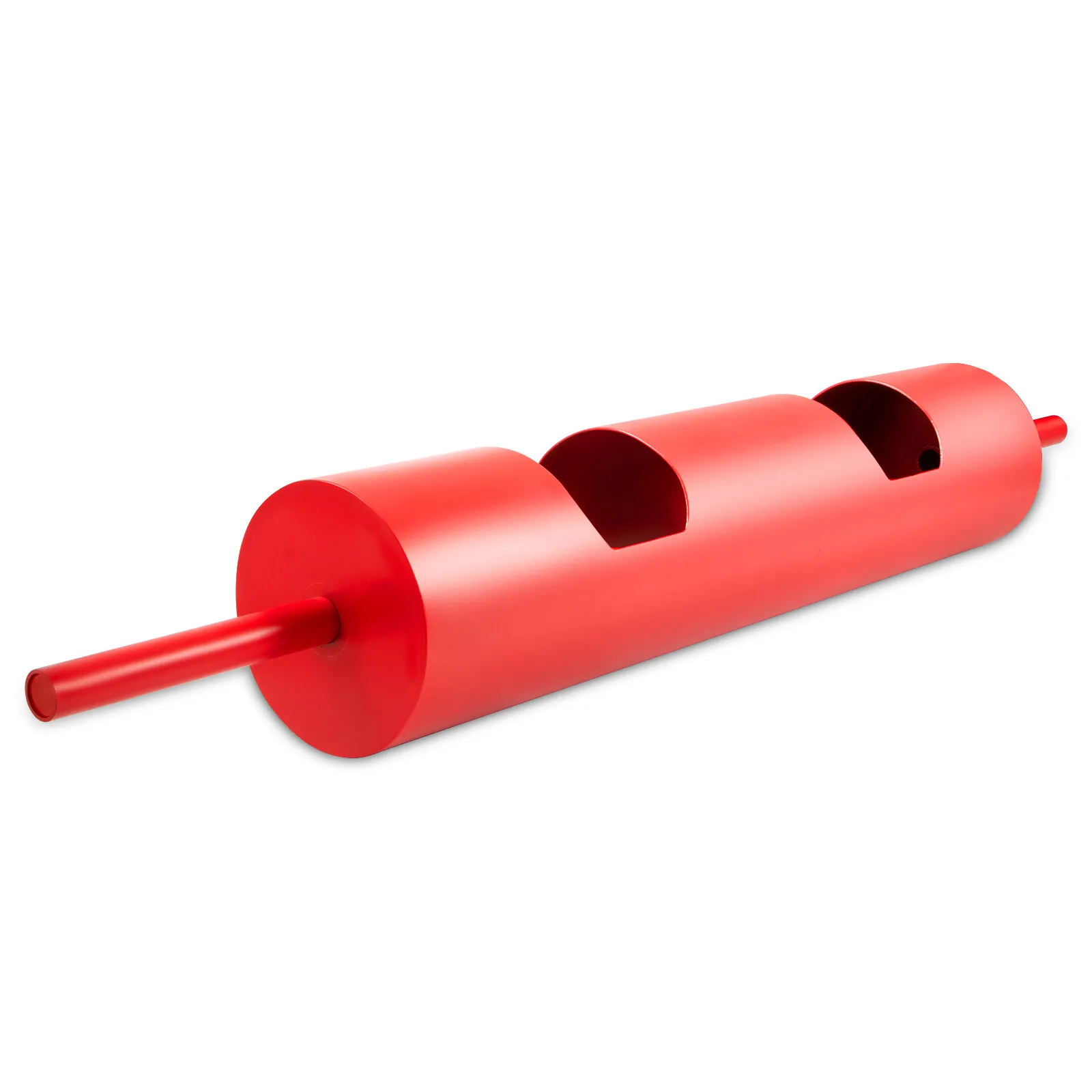 VEVOR 8" Dia Steel Strength Log Bar, 700 Lbs Capacity Barbell Bar, Red ...