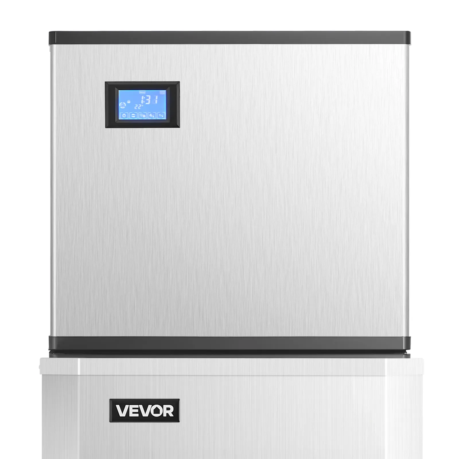 VEVOR Commercial Ice Maker, 500 Lbs/Day Ice Maker Machine, 180 Lbs ...